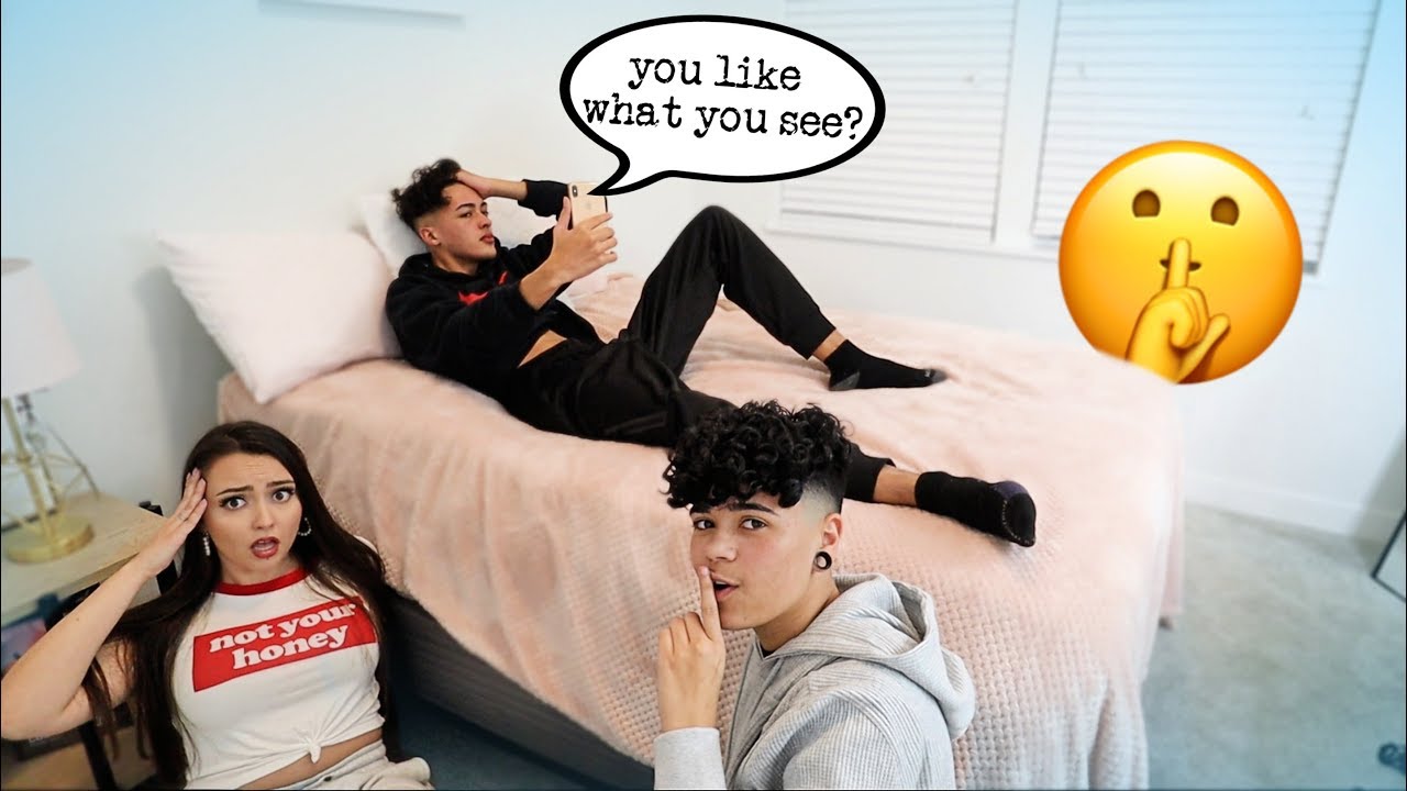 Staying OVERNIGHT In Our Best Friends Room And He Had No Idea.. - YouTube