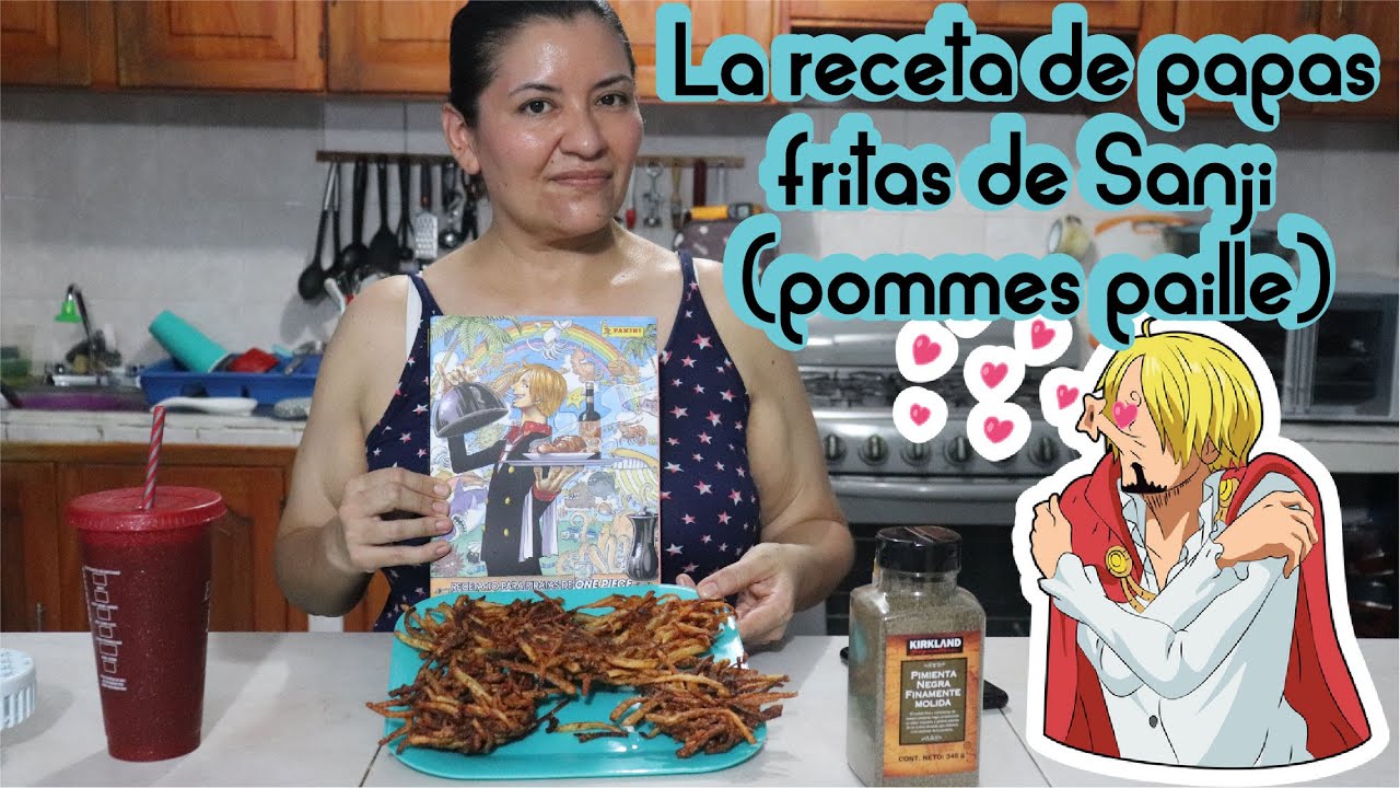 La receta de papas fritas de Sanji (pommes paille) - YouTube