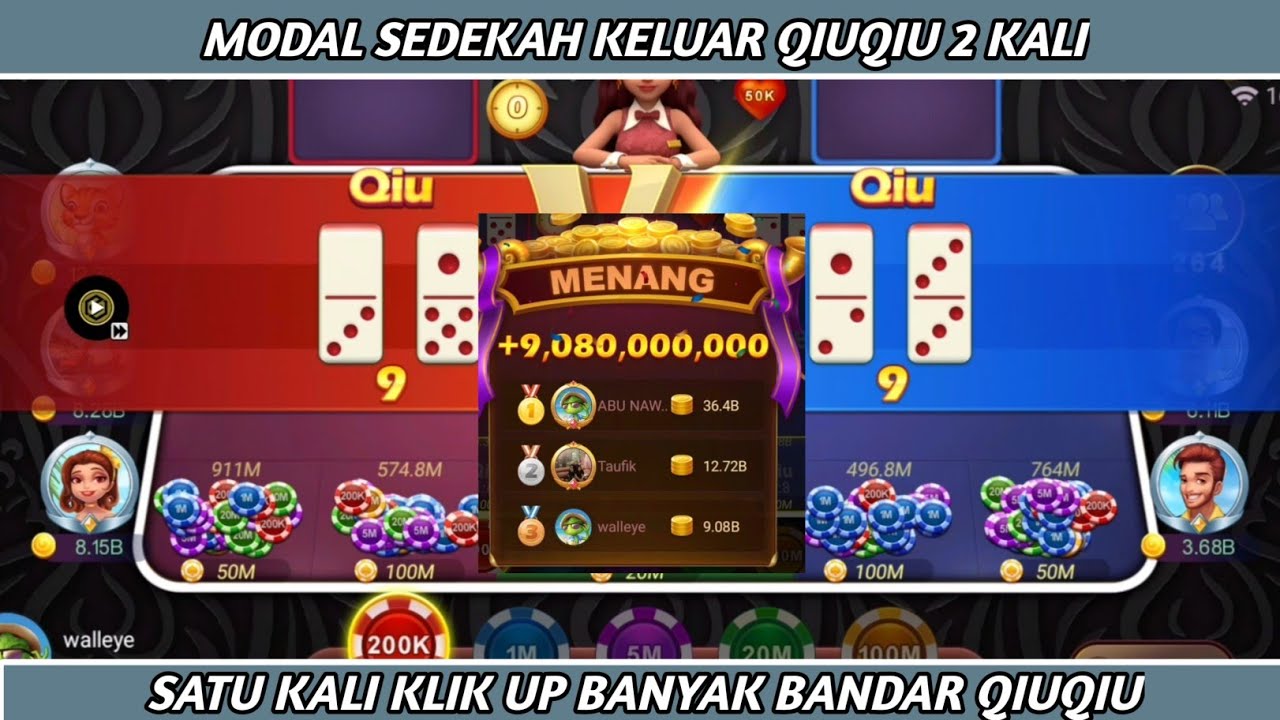 MODAL SEDEKAH KELUAR JP QIUQIU 2 KALI DALAM SATU AKUN - AUTO UP BANYAK - YouTube