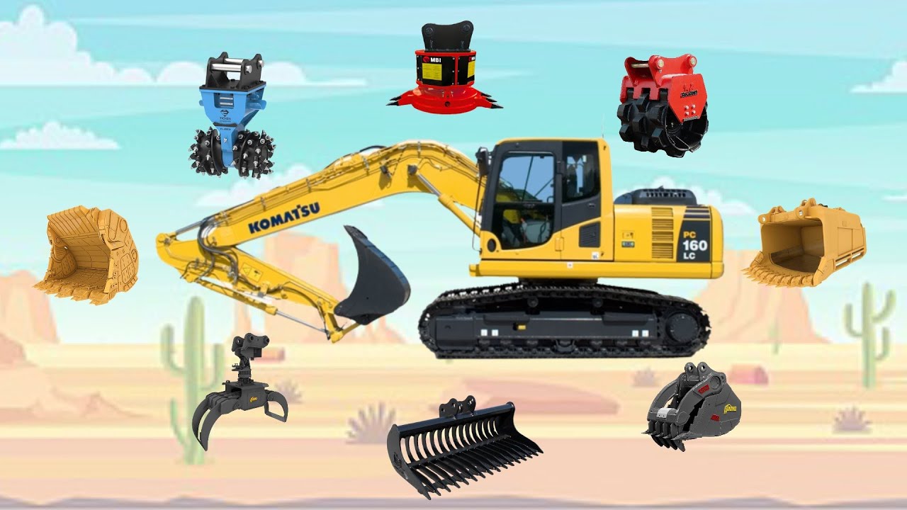 Macam macam bucket excavator magnetic excavator hydrolic drum cutter ...