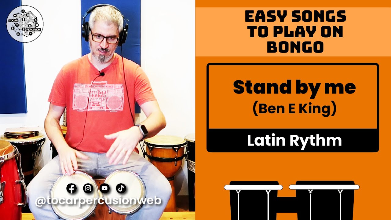 Easy Songs to play on the Bongo - Stand by me (Latin Rhythm) - YouTube