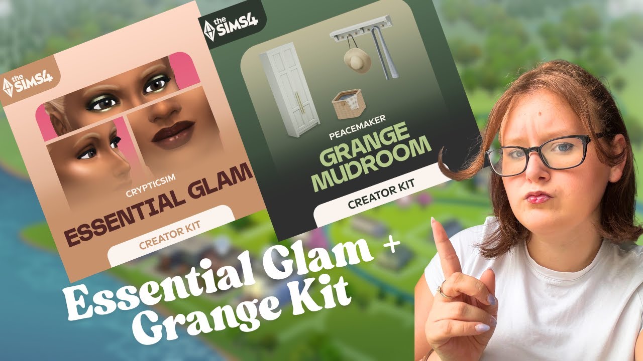 Sims 4 CC | Essential Glam + Grange Mudroom Kit 🪞 | - YouTube