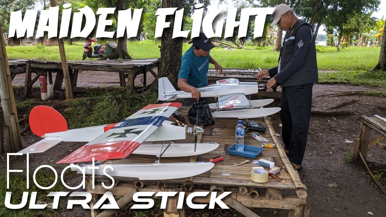 Maiden flight rc Planes with Floats - YouTube