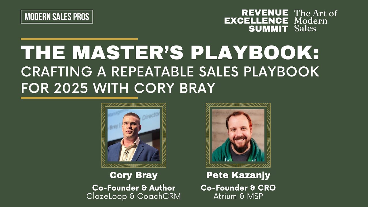 The Master’s Playbook: Crafting a Timeless Sales Methodology for 2025 ...
