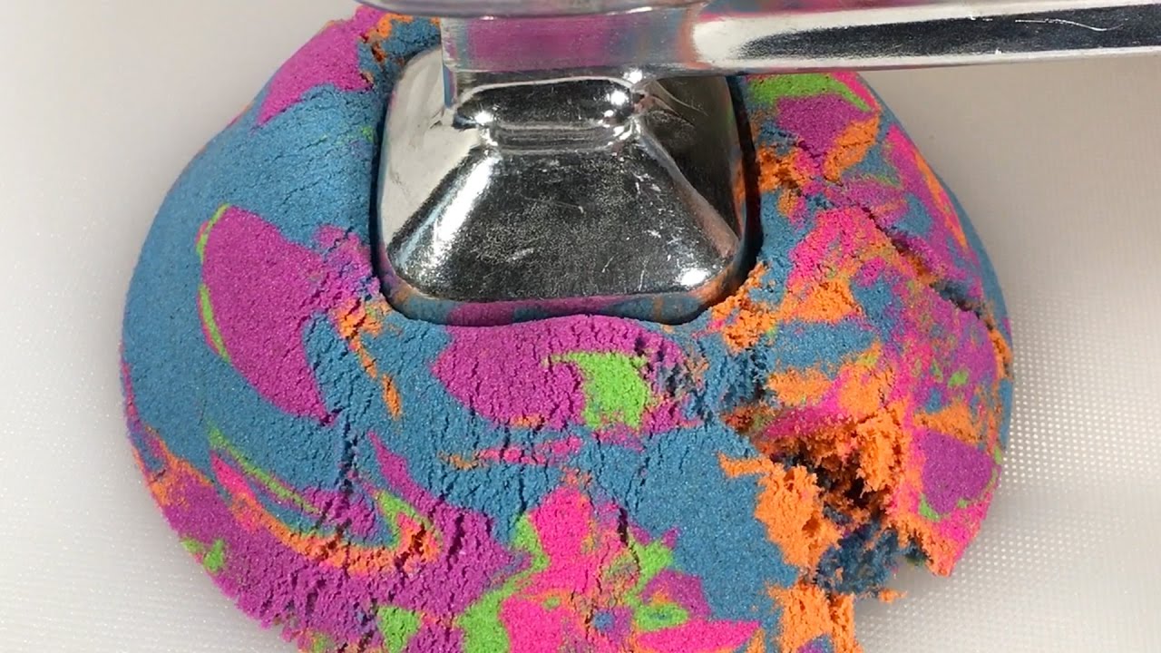 Satisfying Kinetic Sand Cutting Compilation #5 - YouTube