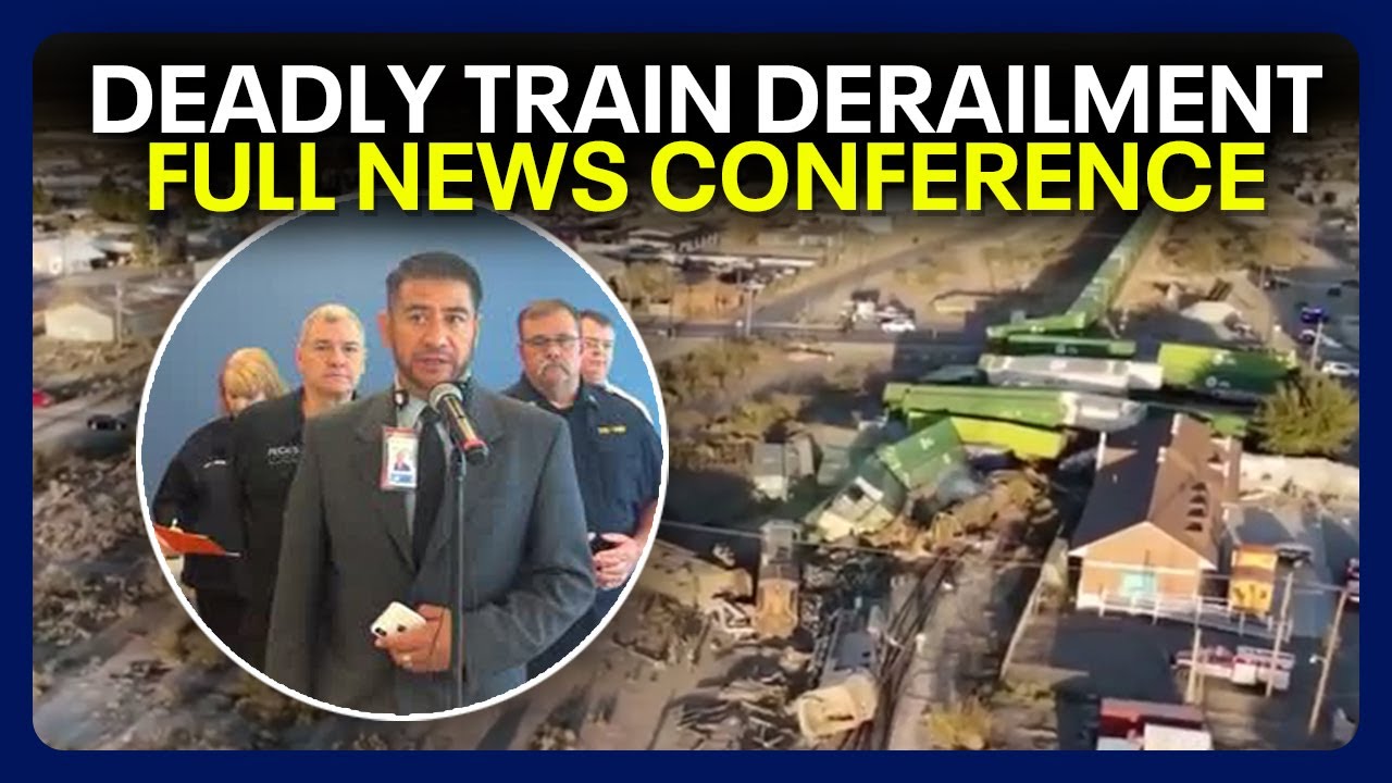 Train derailment in Pecos, TX: FULL NEWS CONFERENCE - YouTube
