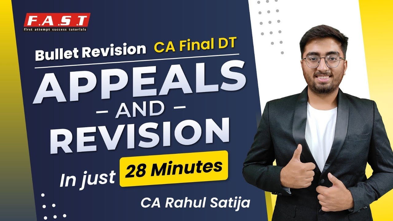 Bullet Revision - Appeals & Revision (CA Final DT - Nov'24) - By CA ...
