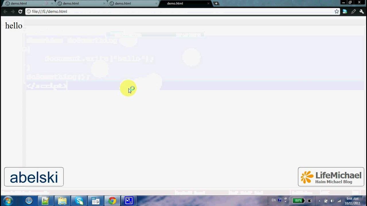 JavaScript is Case Sensitive - YouTube