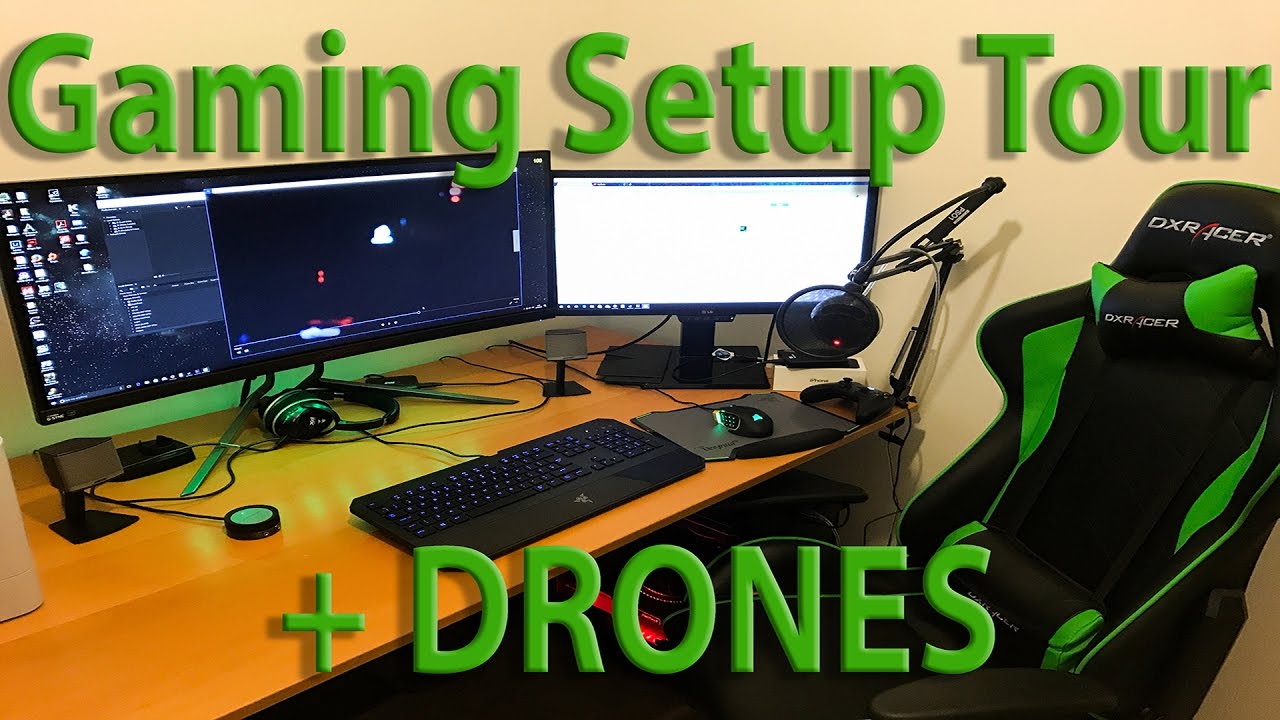 My Gaming Setup Tour & Drones - Half Million Views Special Epsiode ...