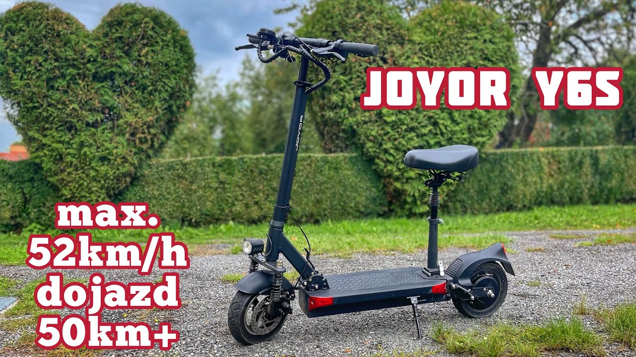 Joyor Y6S: 50km/h+ rýchlosť 50km+ dojazd a za rozumnú cenu - YouTube