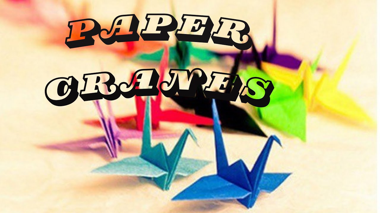 HOW DO THEY FOLD PAPER CRANES || DIY WGYN - YouTube