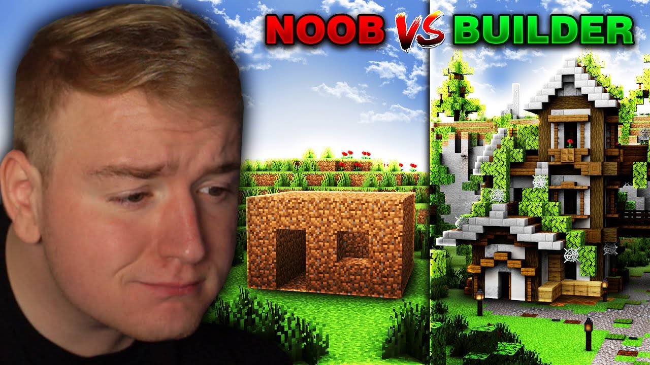 NOOB vs BUILDER in MINECRAFT - YouTube