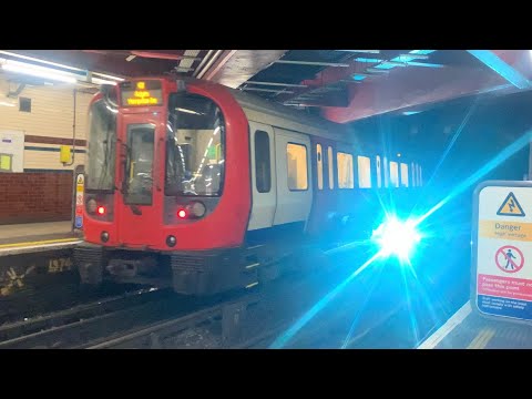 Metropolitan line S8 stock departing Baker Street - YouTube