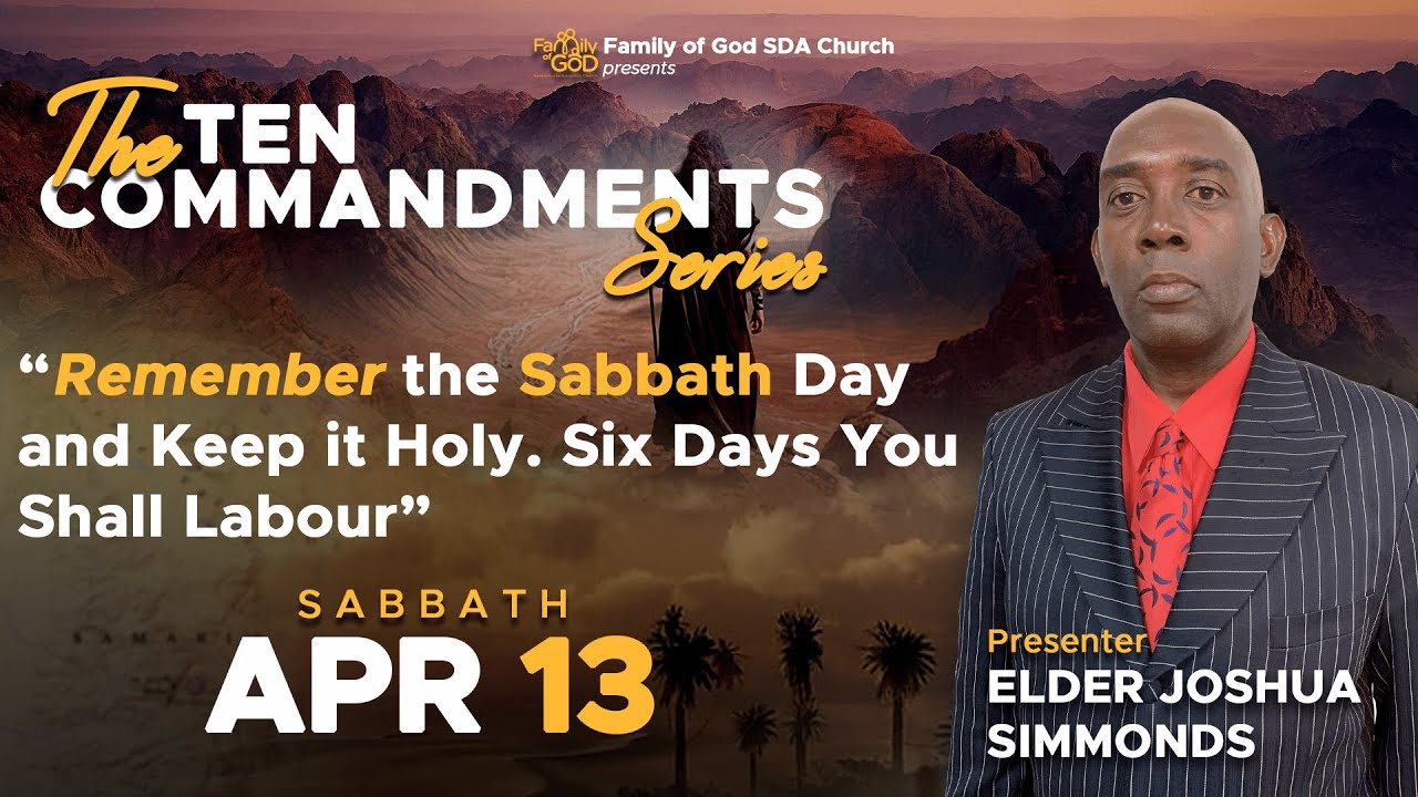 Sabbath Worship | April 13, 2024 | The Ten Commandments Series - YouTube