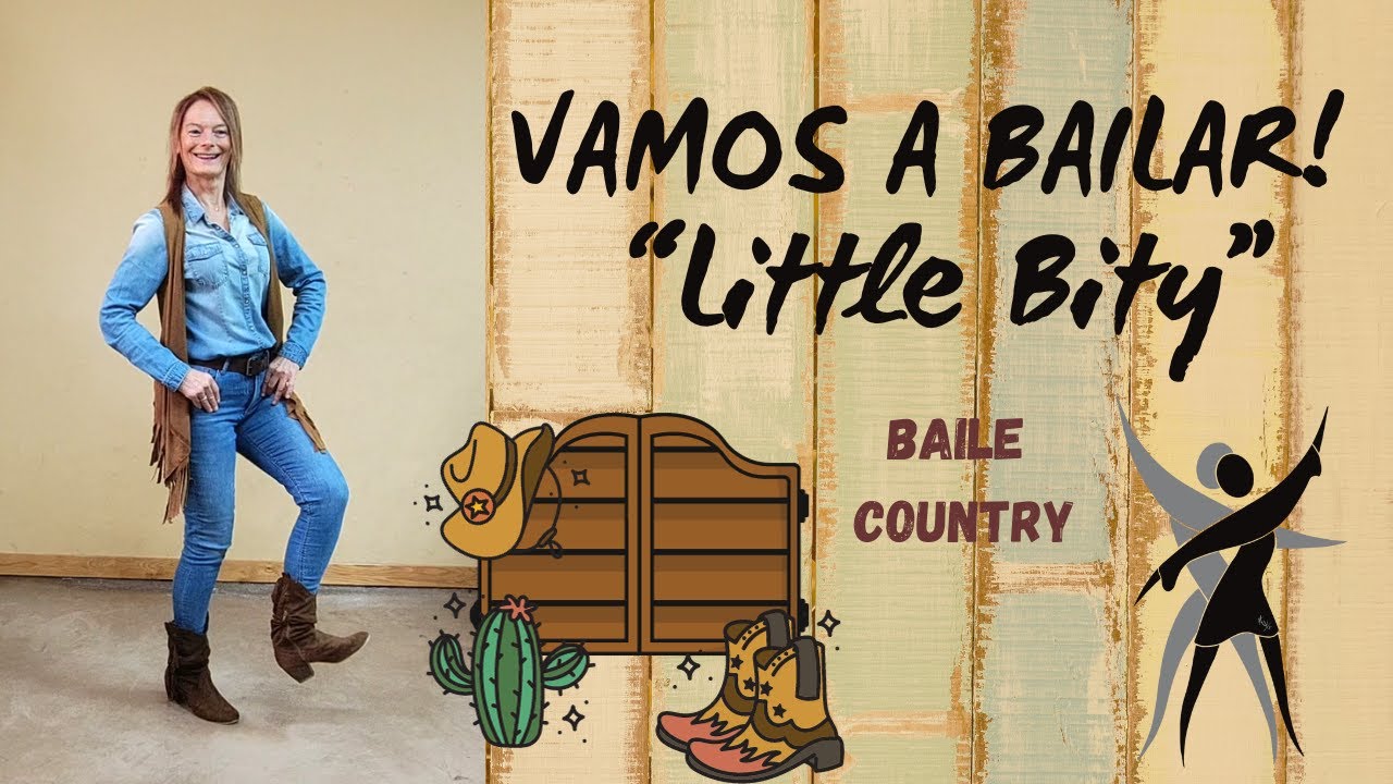VAMOS A BAILAR “LITTLE BITTY”! Aprende muy, muy despacio PASO A PASO ...