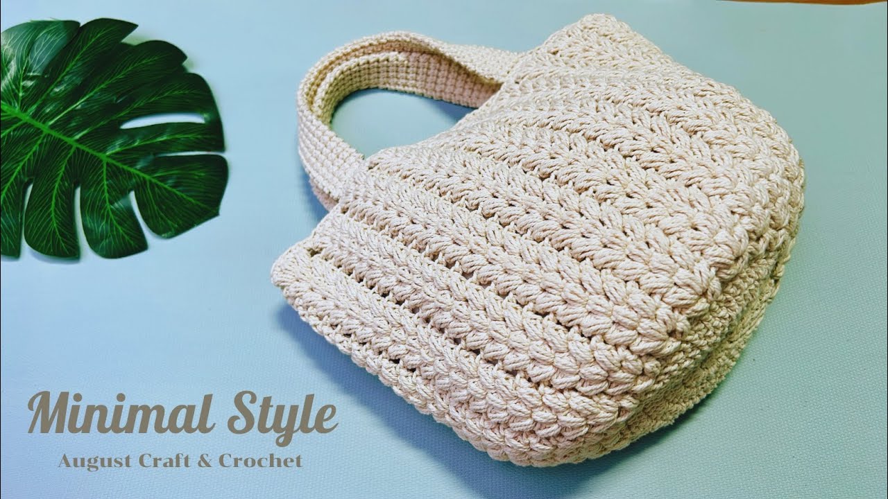 Minimalist style handbag. How to make a simple handbag that is suitable ...