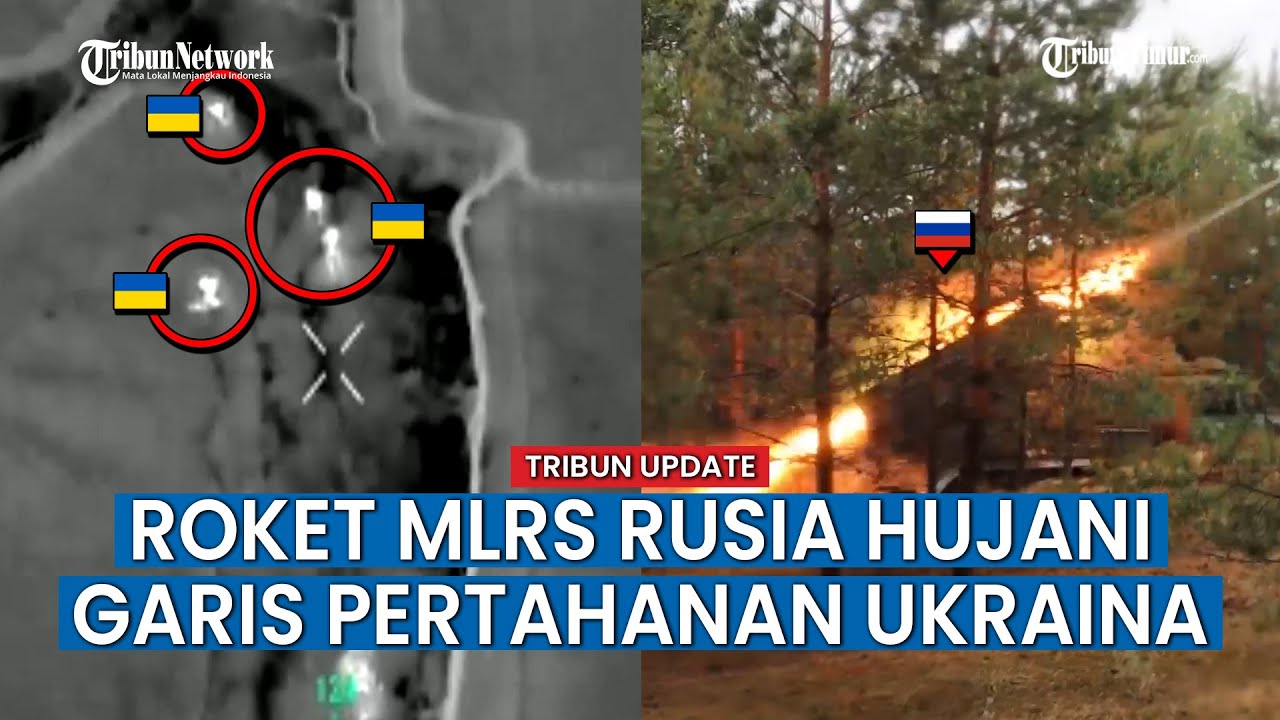 Roket Rusia Berjatuhan di Garis Pertahanan Ukraina, Ledakan Demi ...