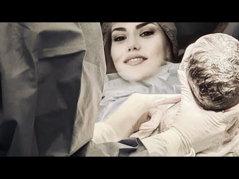 Fahriye Evcen ve Kerem bebeyin hastane çekimi