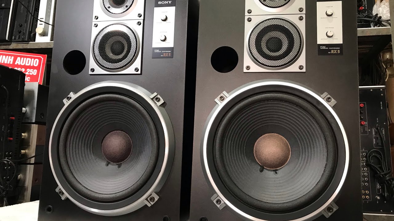 (Đã bán).Loa SONY ss-RX5 . Bass 27cm .LH : 0348262250 - YouTube