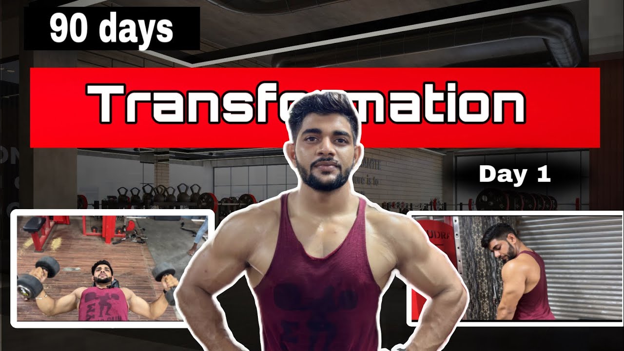 Day-1 Monday || Chest, Triceps, Calves Workout || 90 Days ...