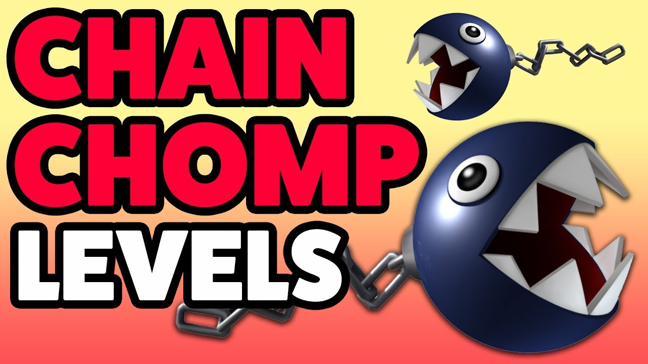 Super Mario Maker - CHAIN CHOMPS! - Enemy Creation Challenge [#5] - YouTube