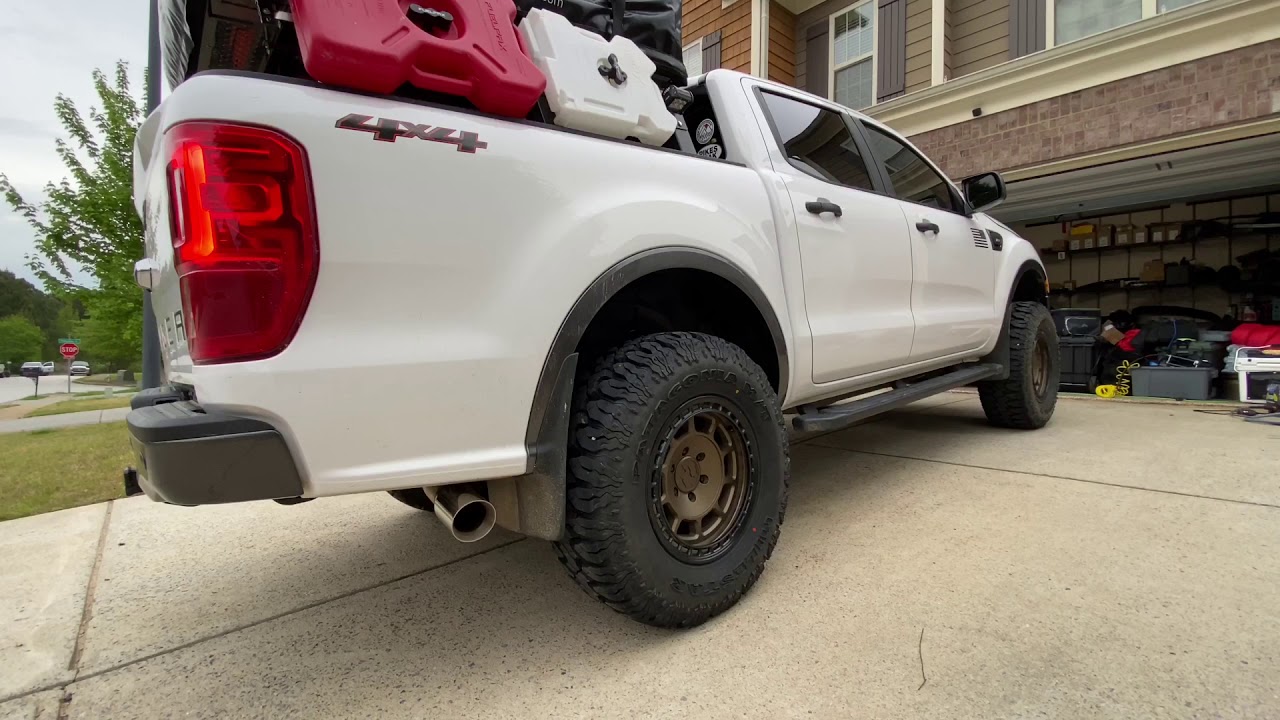 2019 Ford Ranger - Muffler Delete ( Stock Resonator) - YouTube