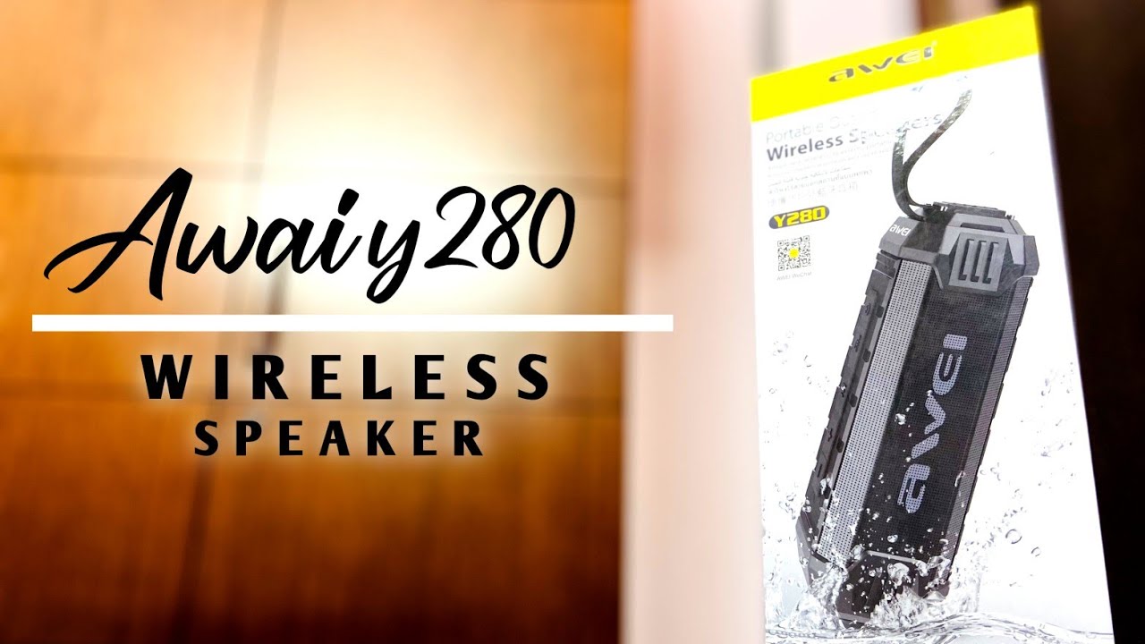 Awei Y280 || Awei Y280 sound test || Best Budget Bluetooth Speaker With ...