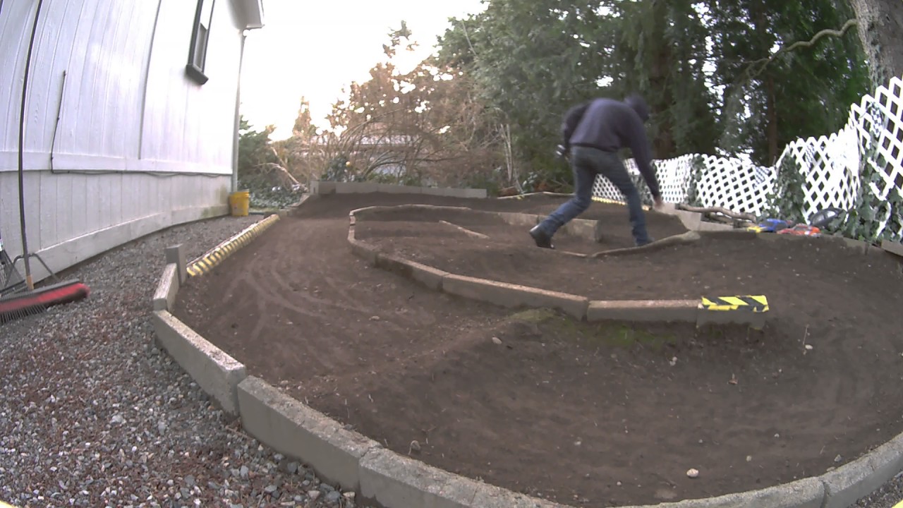 Backyard RC Racetrack - YouTube