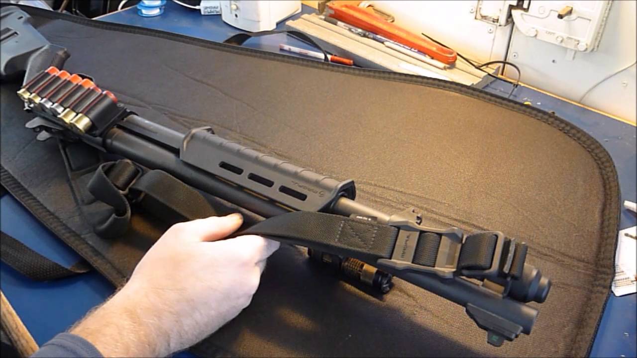 Mossberg 590 Part 15 - Magpul MS1 Sling MAG545-BLK - YouTube