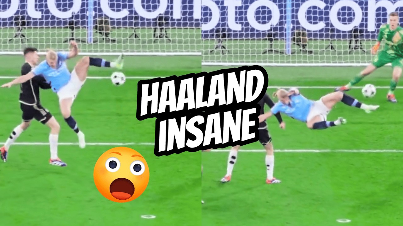Erling Haaland's Stunning Back Heel Acrobatic Goal Against Sparta Praha ...