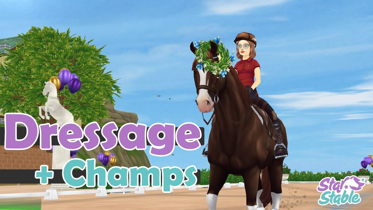 Dressage (+ Championships with a Cat 🐱) | Star Stable Online - YouTube