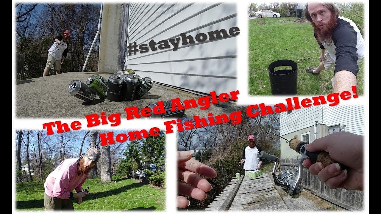 FISHING from HOME! ("TRICK SHOTS," kinda) - YouTube