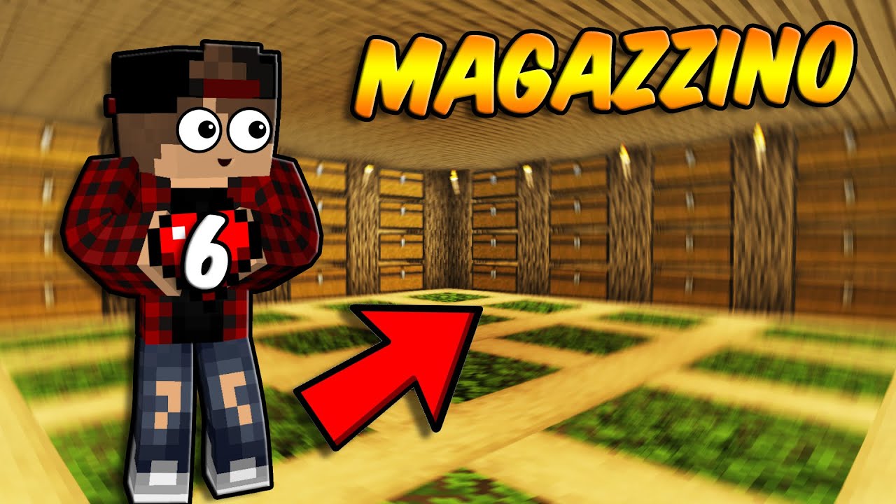 HO COSTRUITO UN MEGA MAGAZZINO SU MINECRAFT #6 - YouTube