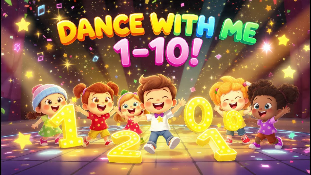 Dance with Me 1 to 10 | Fun Counting Song for Kids | Learn Numbers with ...