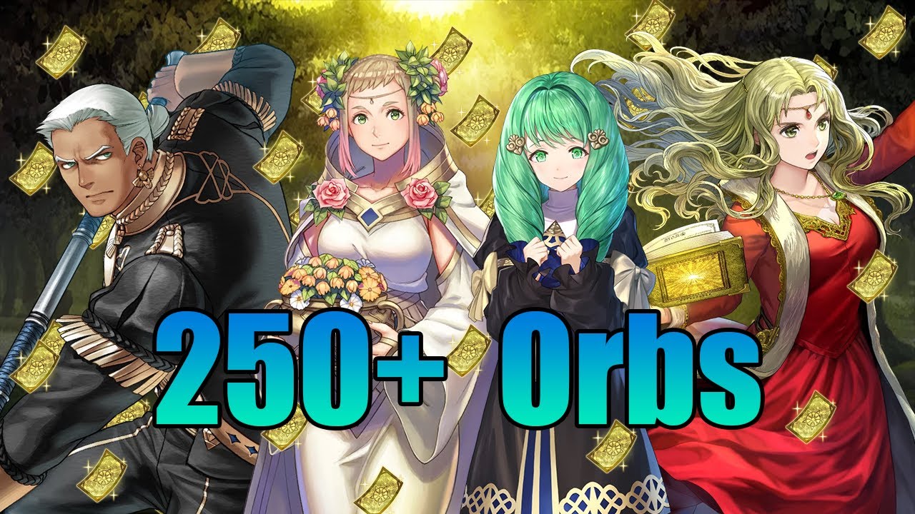 INSANE 5 STAR LUCK! 250+ Orbs Hero fest Summoning! Fire Emblem Heroes ...