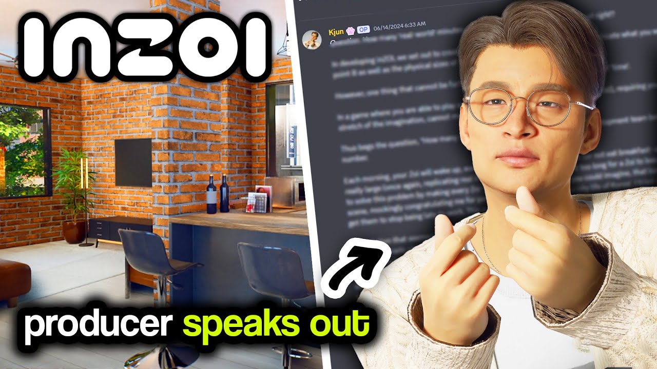 NEW inZOI CONCERNS! Lead Producer Kjun Speaks Out - YouTube