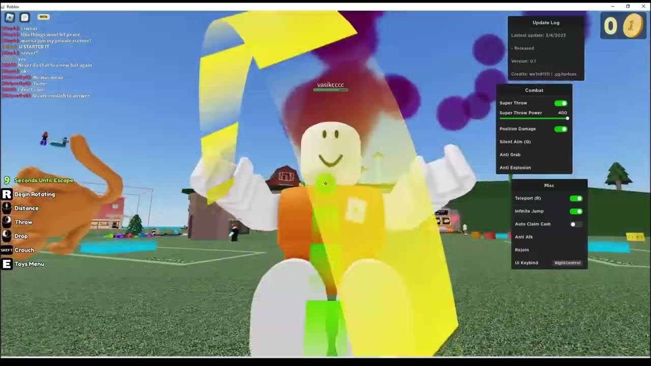 Roblox Fling Things And People Script (Super Throw, Damage, Anti Grab ...