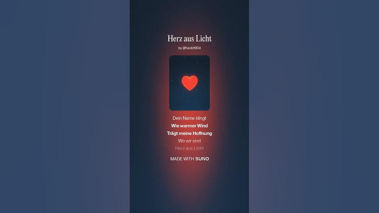 Herz aus Licht - YouTube