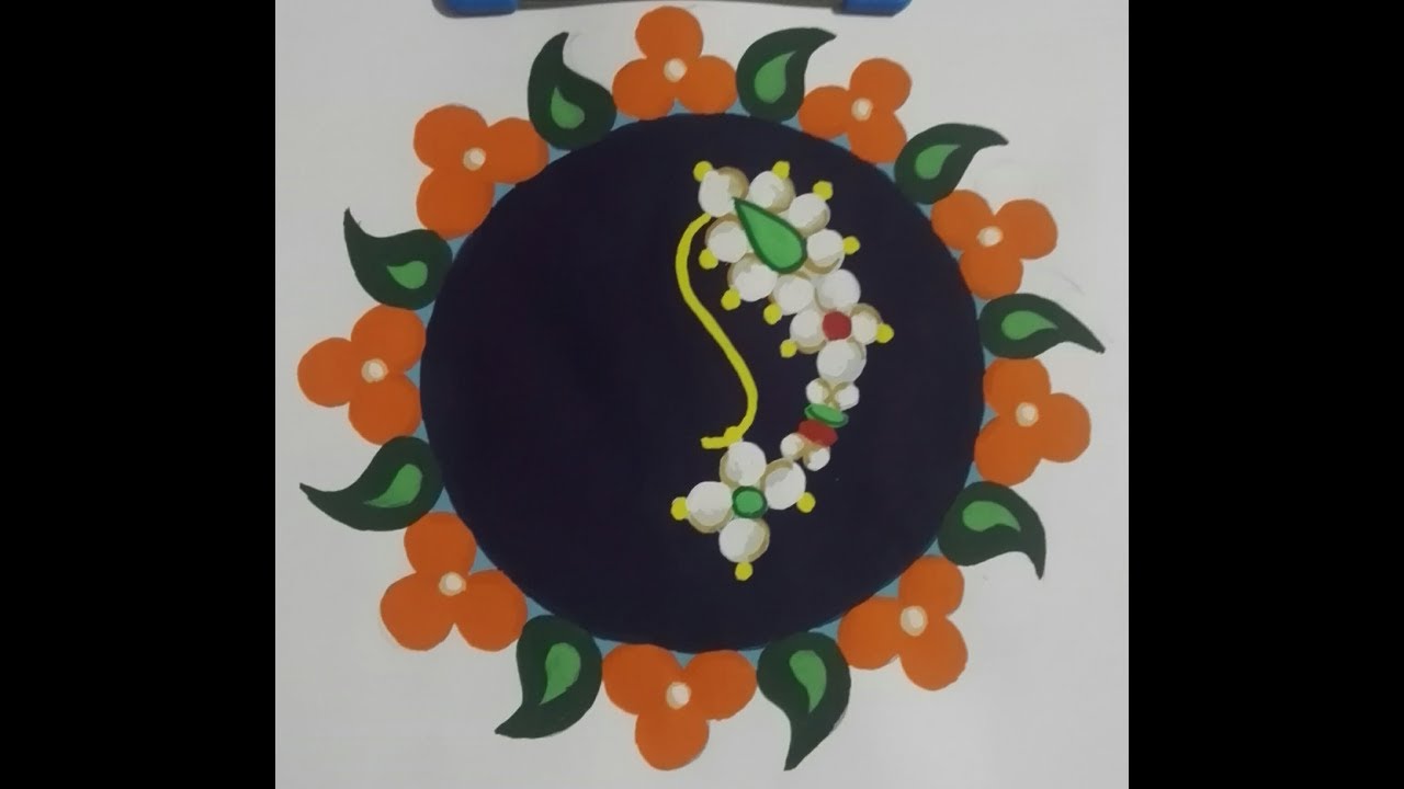 Makar sankranti special drawing with colouring,Nathani. - YouTube