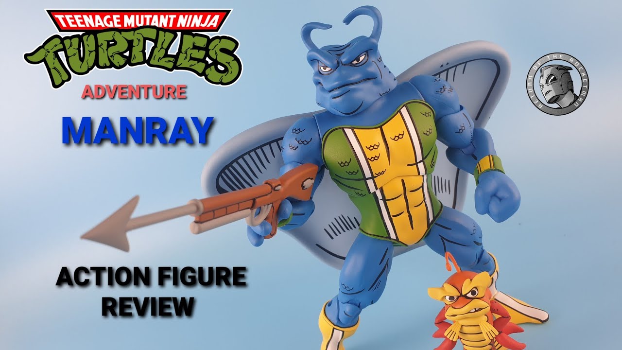 NECA Man Ray teenage mutant ninja turtles adventures action figure ...