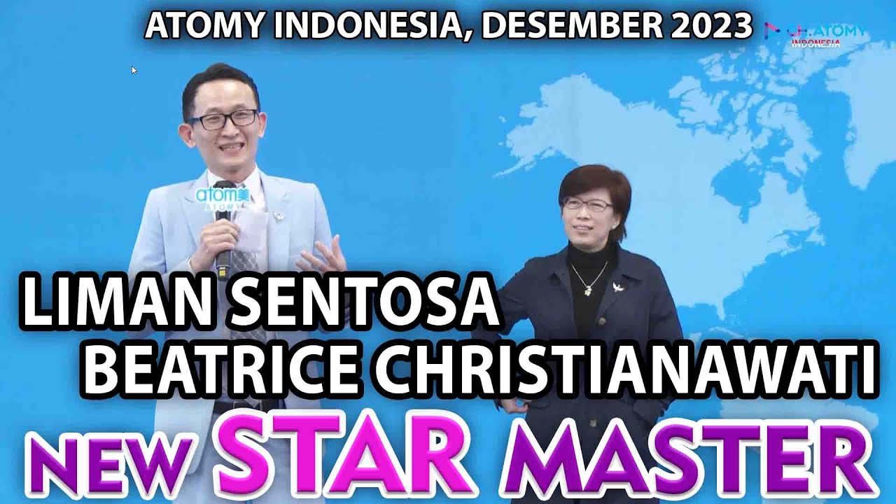 Liman Sentosa Beatrice Christianawati, New Star Master, Atomy Indonesia ...