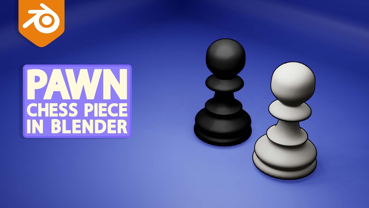 How To Create A Pawn In Blender Chess Piece Youtube