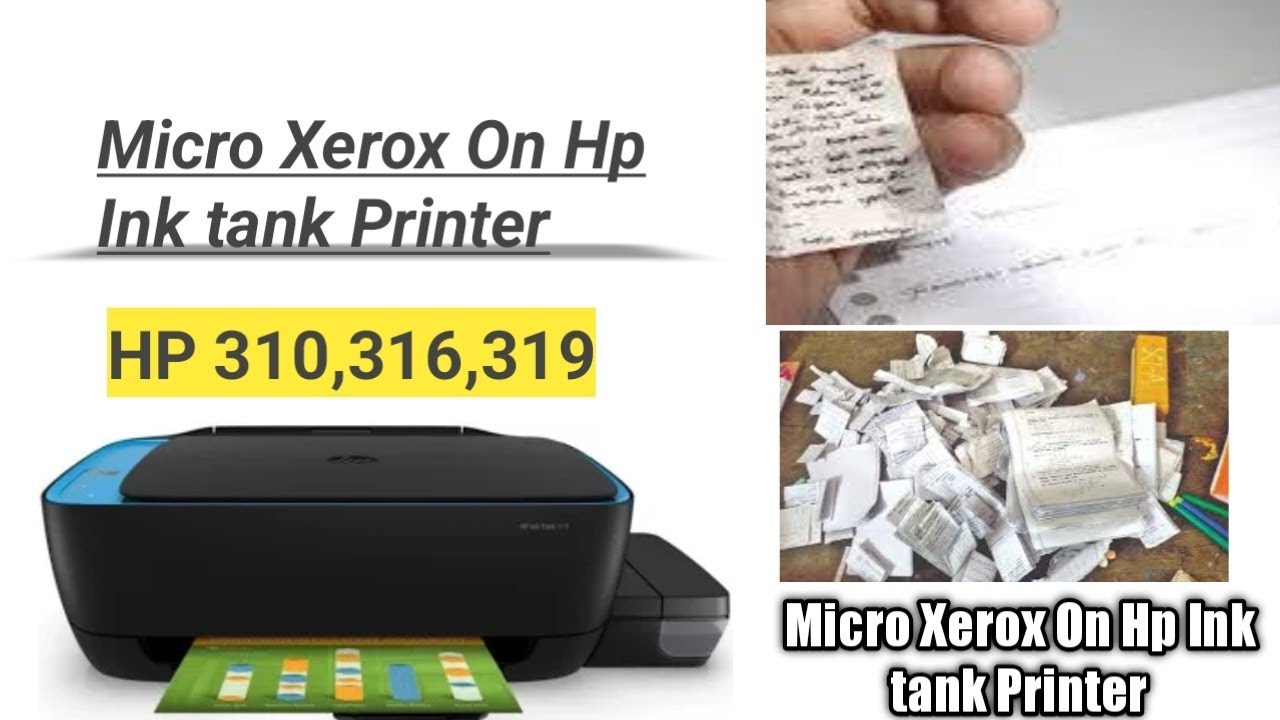 Micro Xerox in Hp Ink Tank Printer|micro copy in all ink tank printer ...