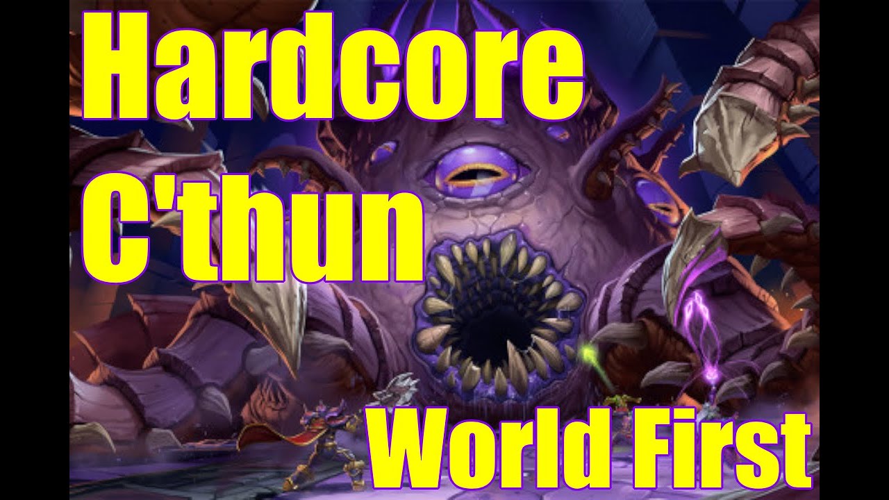 HC World First C'thun | AQ40 Hardcore | Tank PoV - YouTube