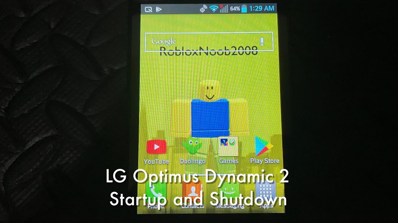 LG Optimus Dynamic 2 Startup and Shutdown - YouTube