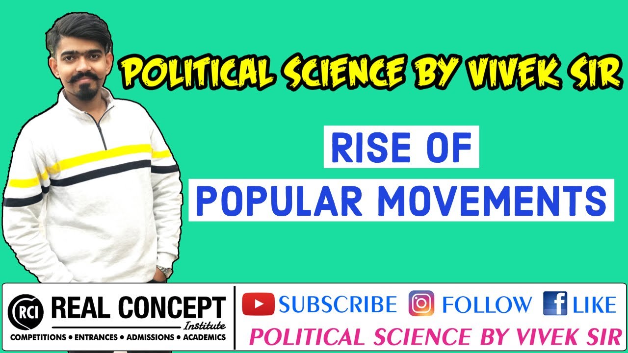 Rise Of Popular Movements || 12TH POLITICAL SCIENCE || NCERT - YouTube