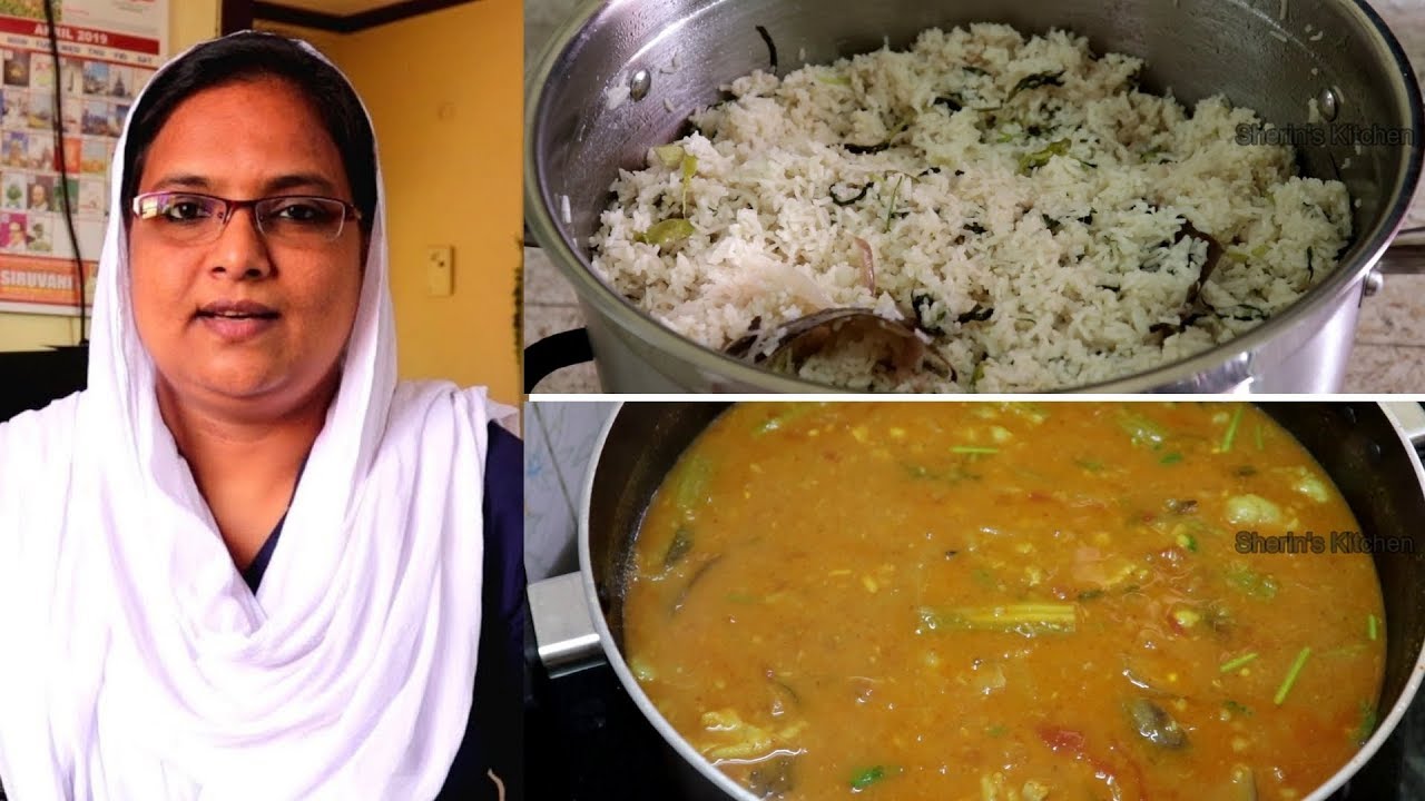 10 பேருக்கு தேங்காய் பால் சாதம் மட்டன் தால்சா | ghee rice with Mutton ...