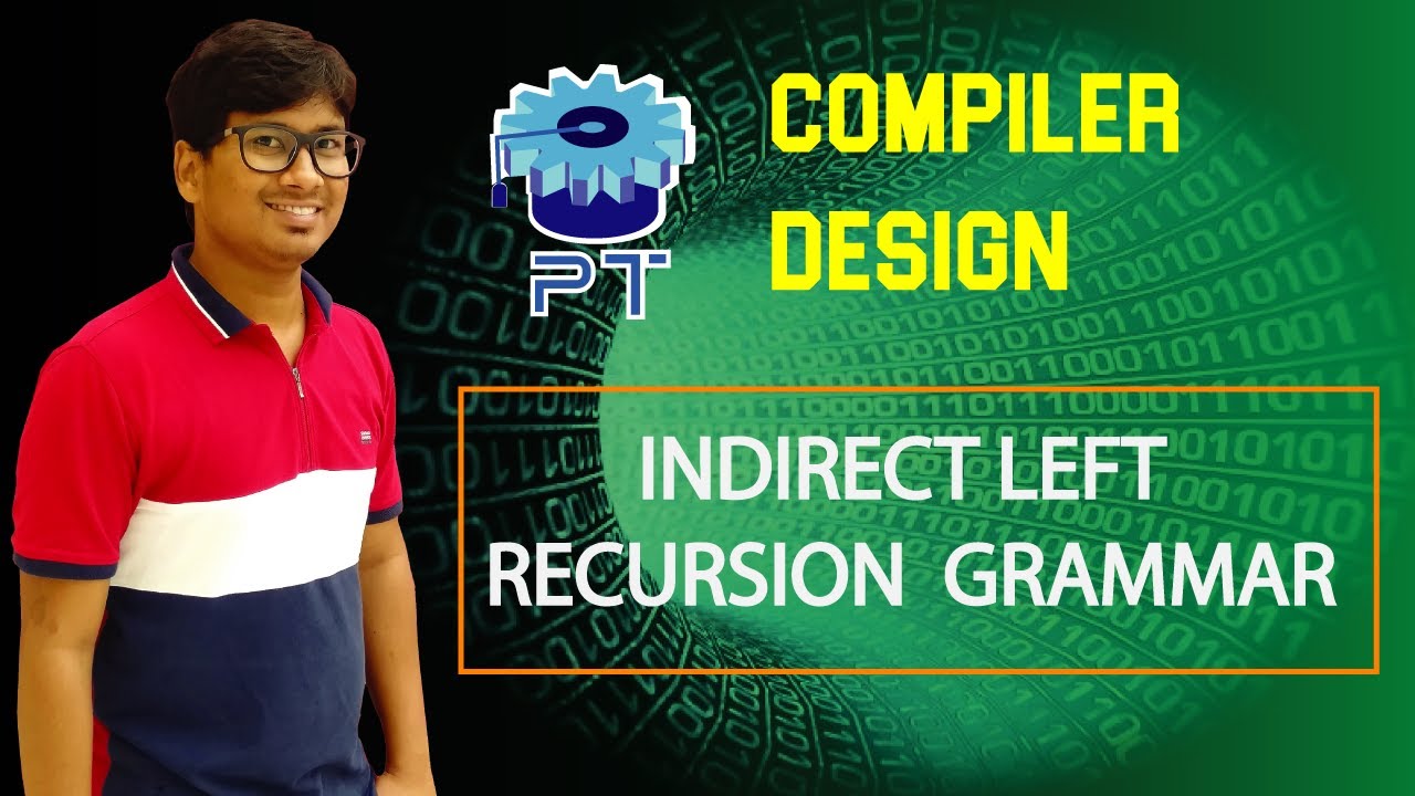 L 13 Indirect Left Recursion Grammar Left Recursion Grammar Youtube