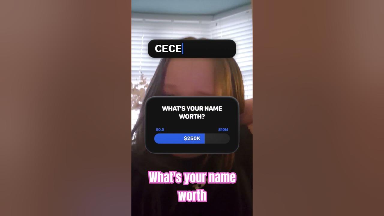 what's your name worth - YouTube