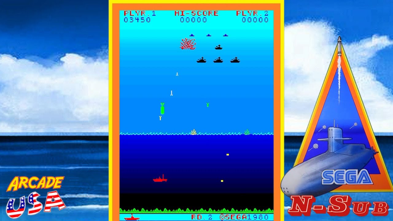 N-Sub! (Arcade - Sega) - YouTube